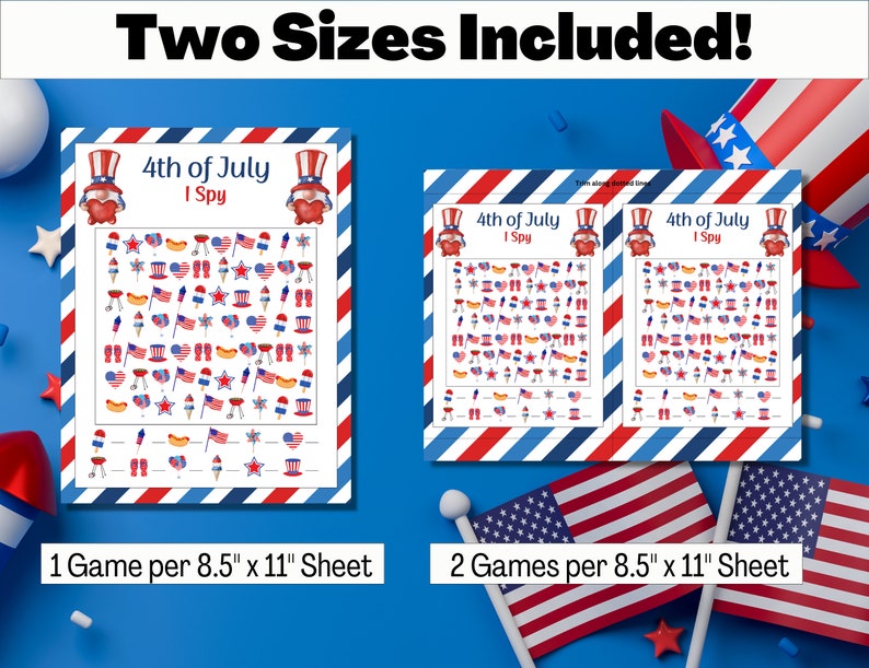 4th of July I Spy Game | Look and Find Game | 4th of July Games | Kids ...