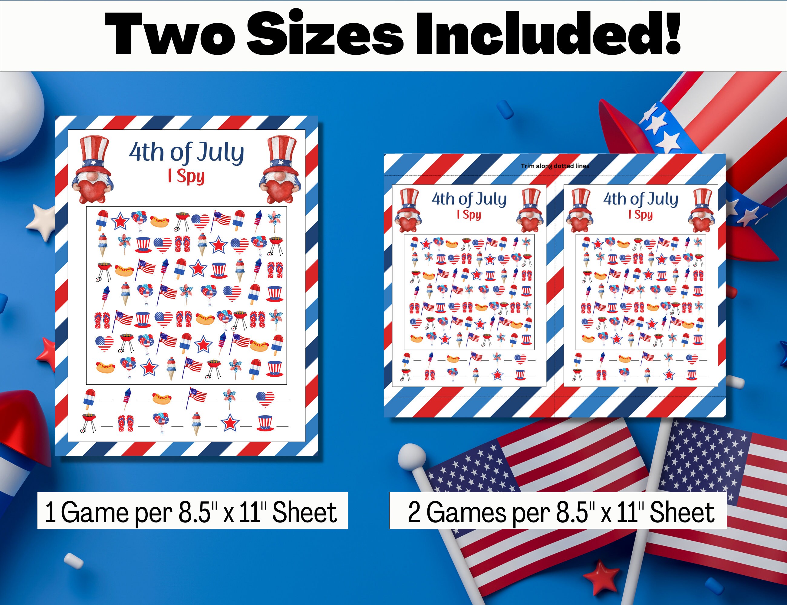 4th of July I Spy Game | Look and Find Game | 4th of July Games | Kids ...