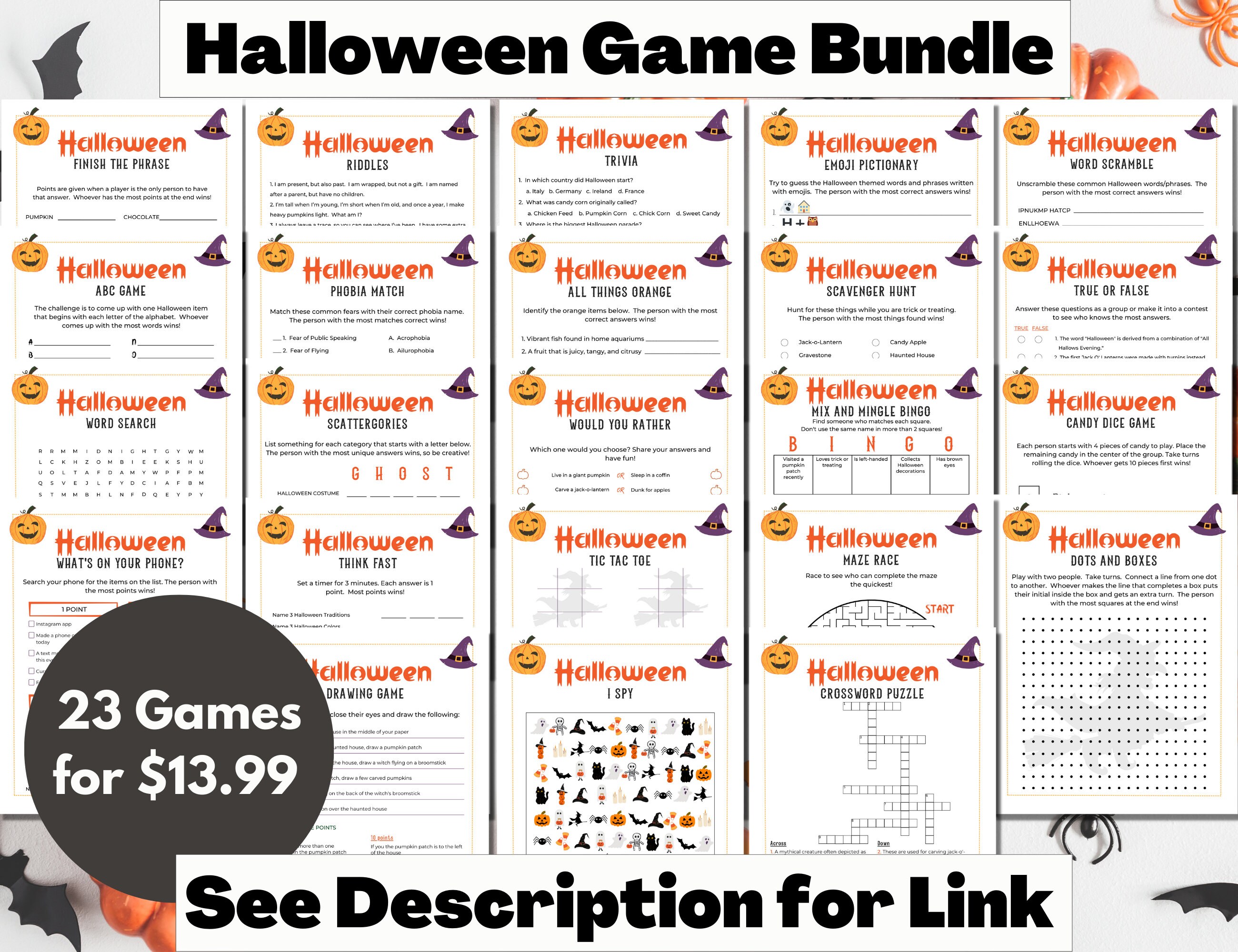 Halloween Crossword Puzzle | Halloween Word Puzzle | Halloween Games ...
