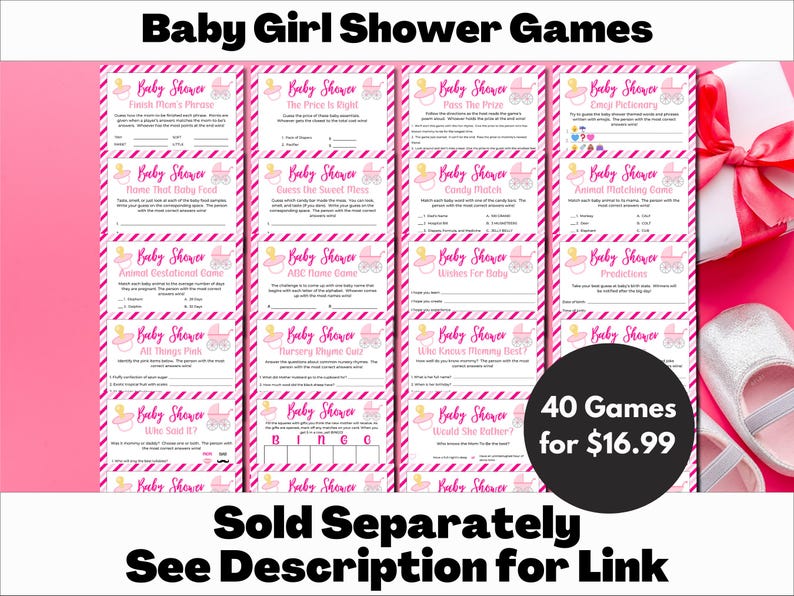 Baby Shower Candy Dice Game | Baby Dice Game | Printable Baby Shower ...