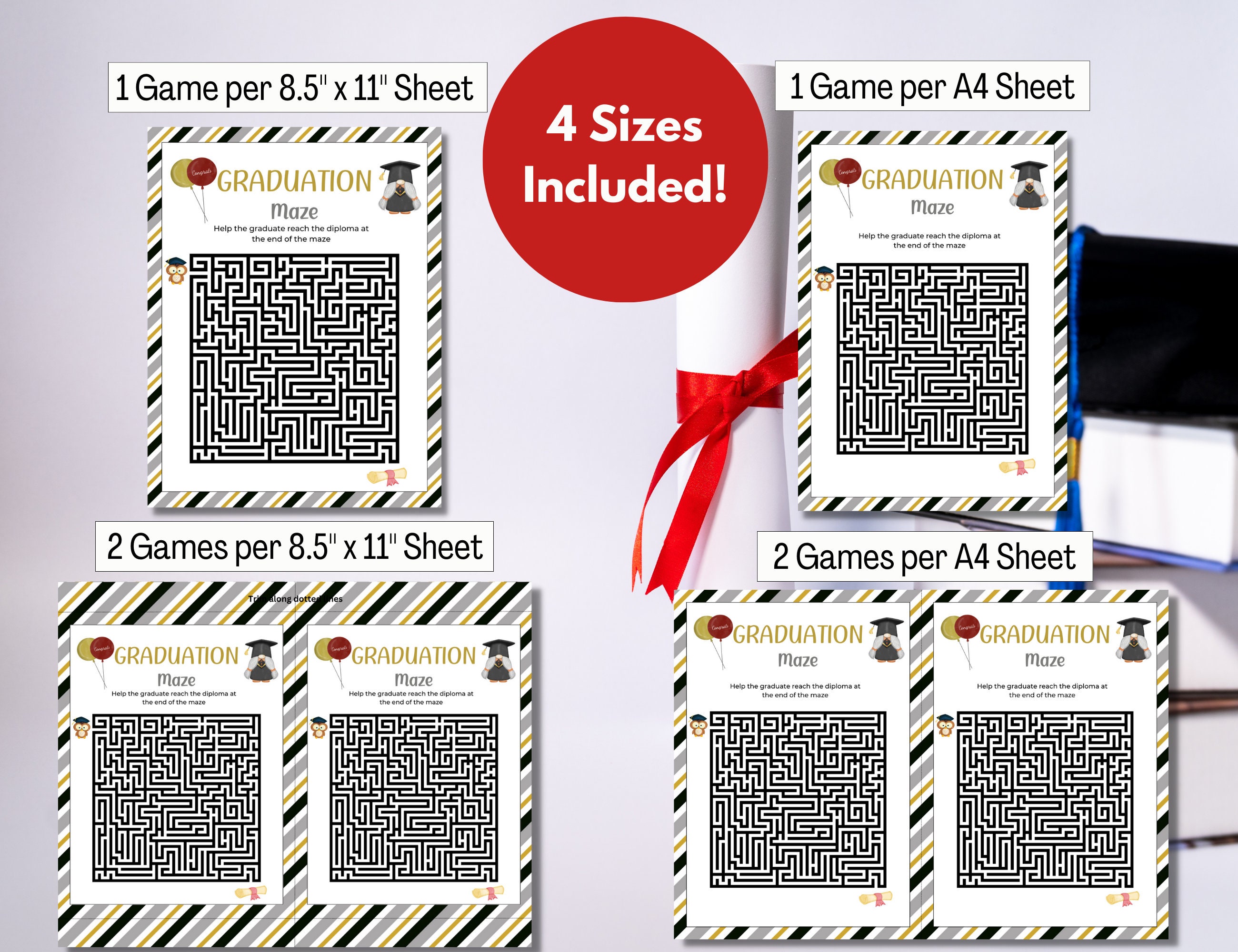 Graduation Maze Game | Kids Maze Game | 2024 Graduation Games ...