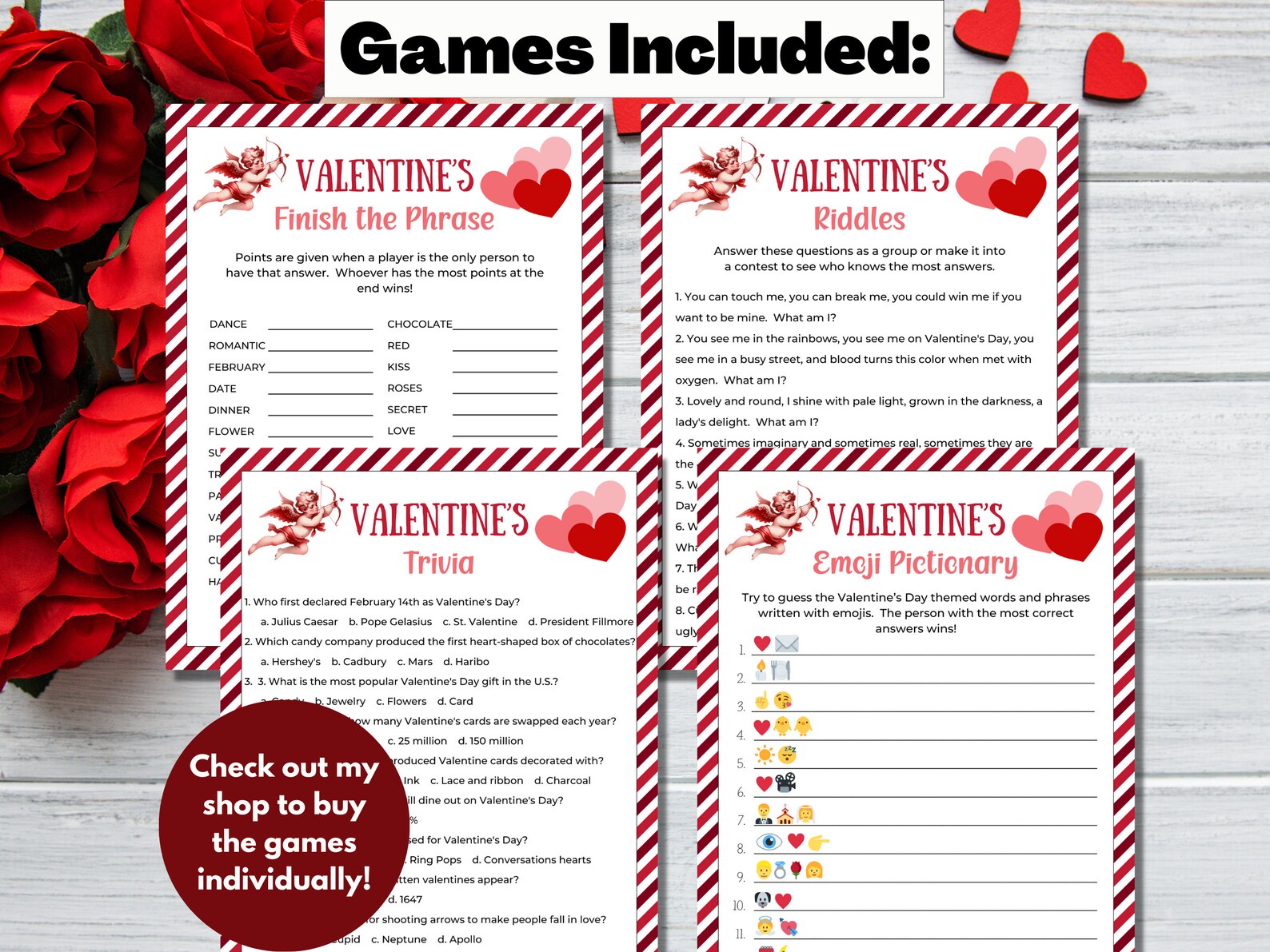 Valentines Games | Valentines Day | Valentines Party Games | Valentines ...