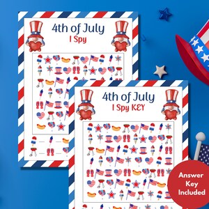 4th of July I Spy Game | Look and Find Game | 4th of July Games | Kids ...