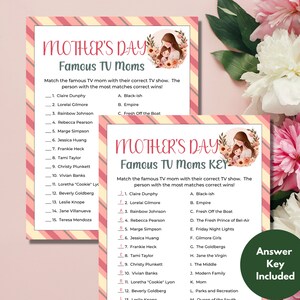 Famous TV Moms | Mothers Day TV Quiz | Mothers Day Trivia Game ...