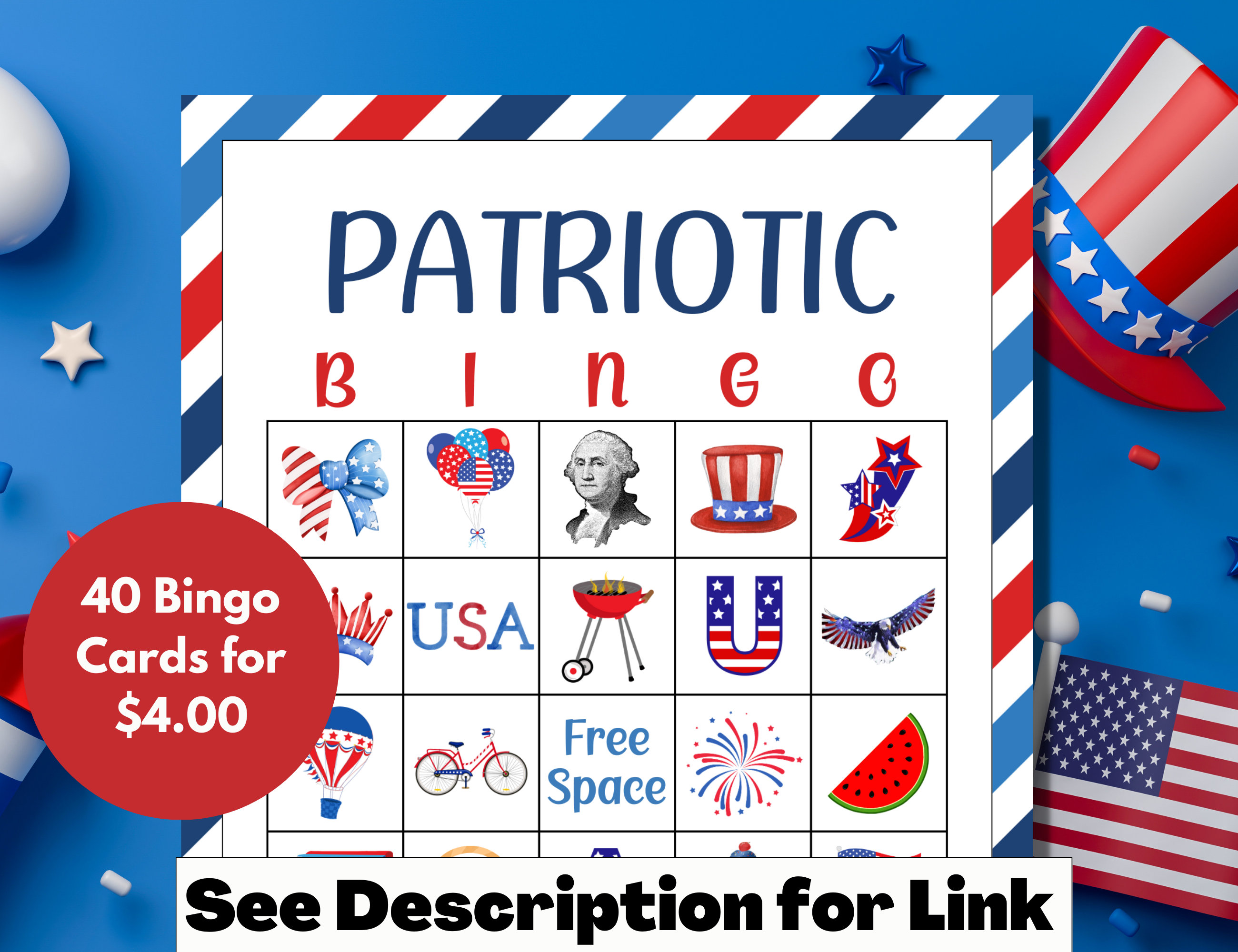 4th of July Drawing Game | Kids Game | 4th of July Games | Family Game ...