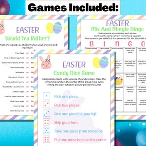 Easter Game Bundle | Easter Activities | Easter Games | Printable Games ...