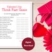 Valentines Day Think Fast Game, Valentines Day Games, Valentines Day ...