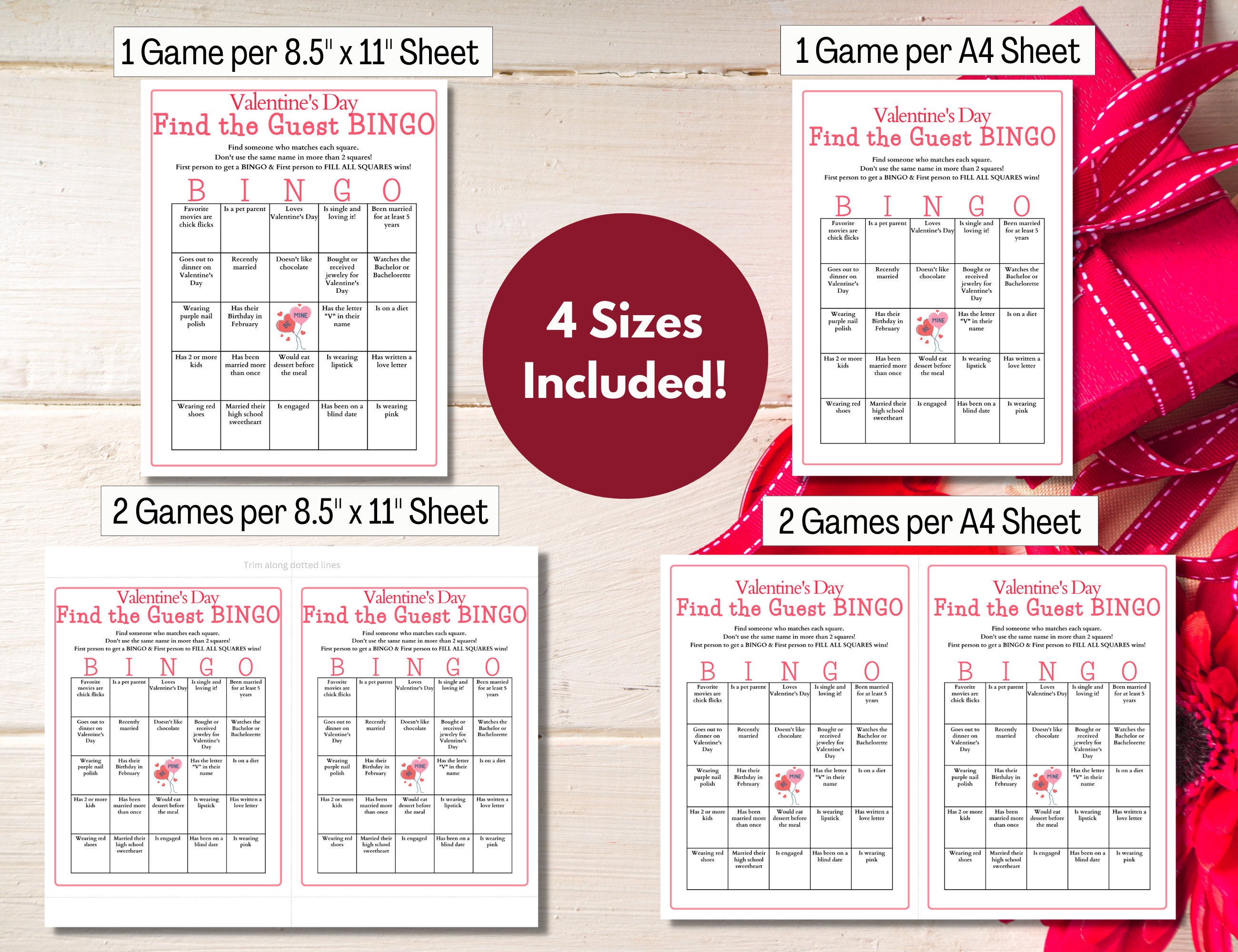 Valentines Day Games Bundle, Valentines Day Activities, Valentines Day ...