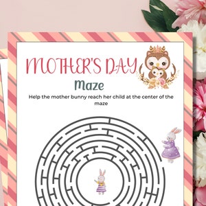 Mothers Day Maze Game | Kids Maze Game | Mothers Day Games | Family ...