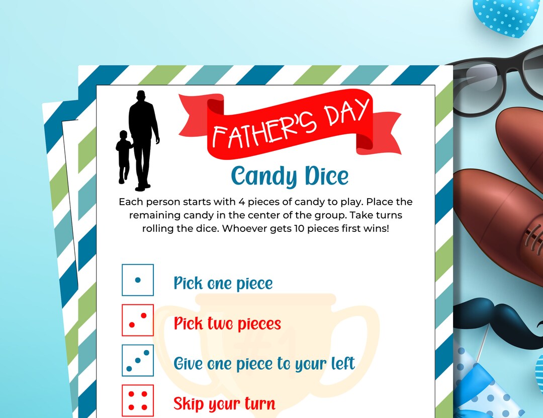 Fathers Day Candy Dice | Kids Game | Fathers Day Games | Fathers Day ...