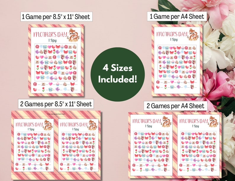 Mothers Day I Spy Game | Look and Find Game | Mothers Day Games | Kids ...