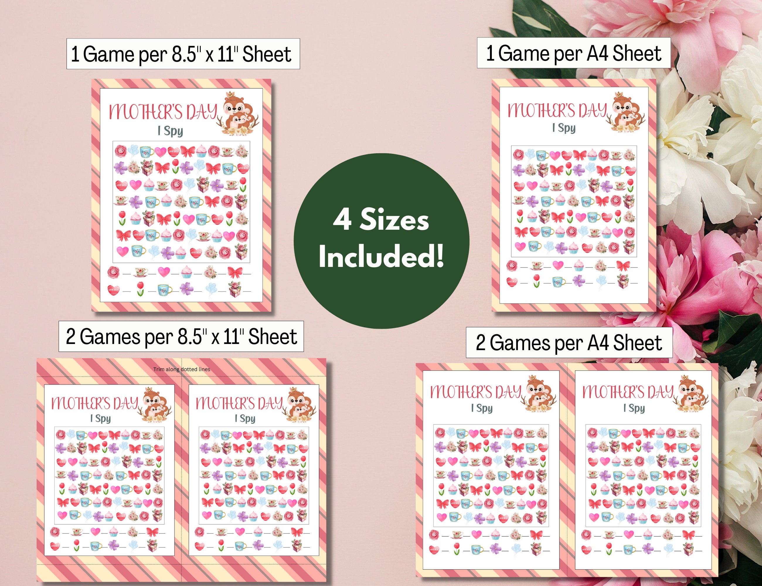 Mothers Day I Spy Game | Look and Find Game | Mothers Day Games | Kids ...