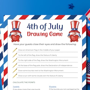 4th of July Drawing Game | Kids Game | 4th of July Games | Family Game ...