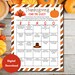 Thanksgiving Find the Guest Bingo | Ice Breaker Game | Mix & Mingle ...