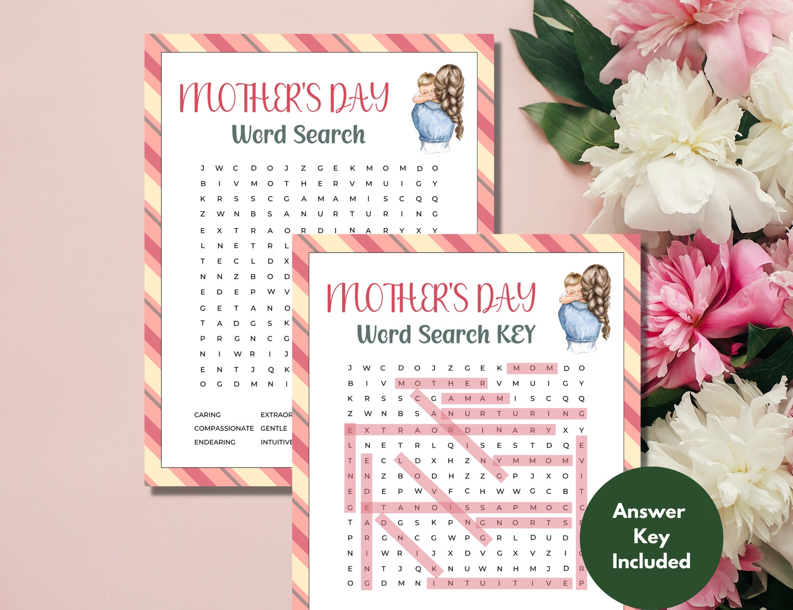 Mothers Day Word Search | Mothers Day Word Puzzle | Mothers Day Games ...