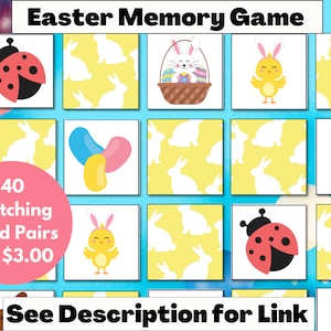 Easter I Spy Game | Easter Egg Hunt | Look and Find Game | Printable ...