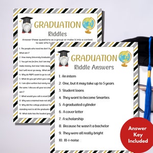 Graduation Riddle Game | Graduation Riddle Me This | 2024 Graduation ...