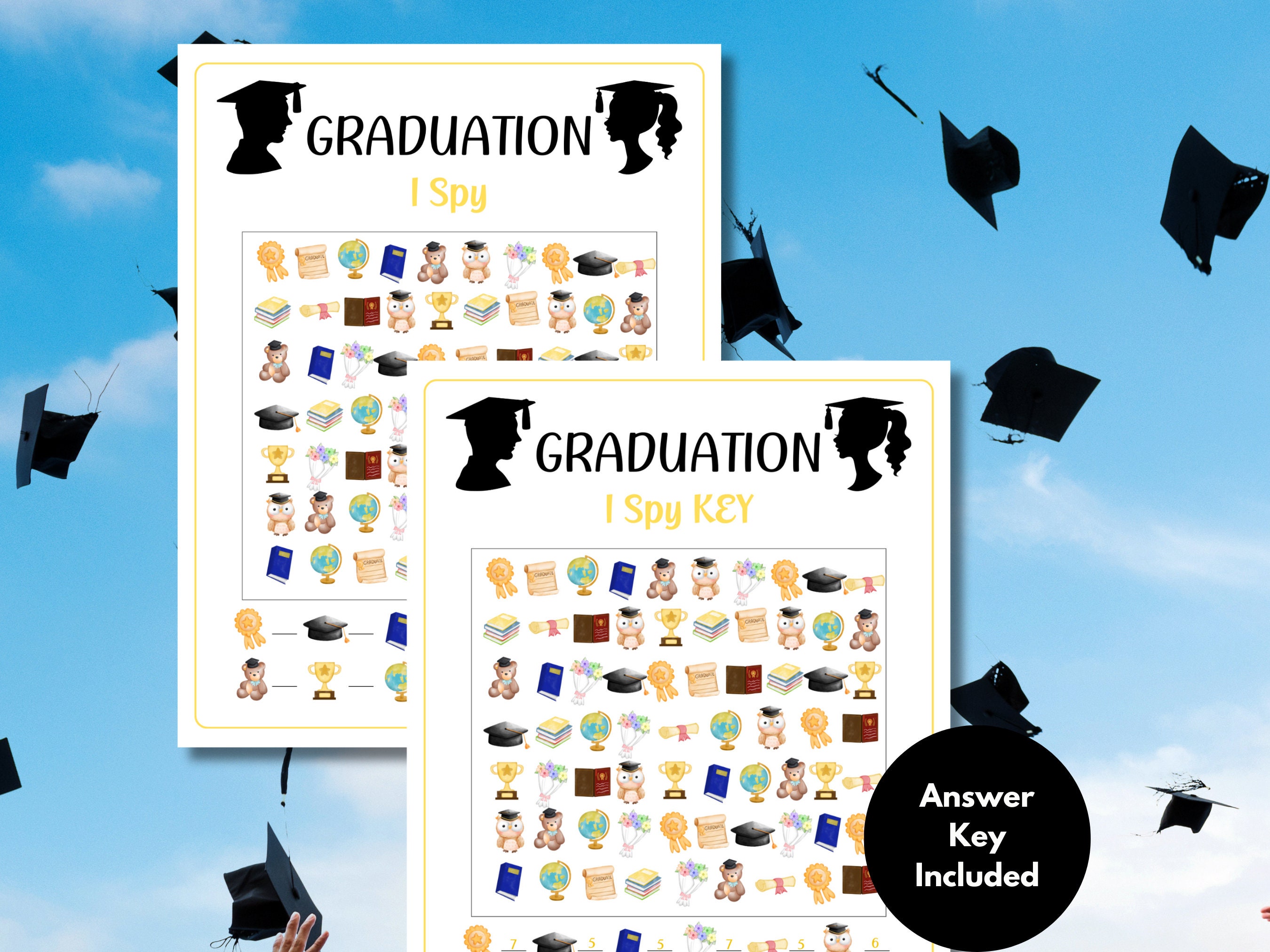 Graduation I Spy Game Look and Find Game 2024 Graduation Games Kids ...