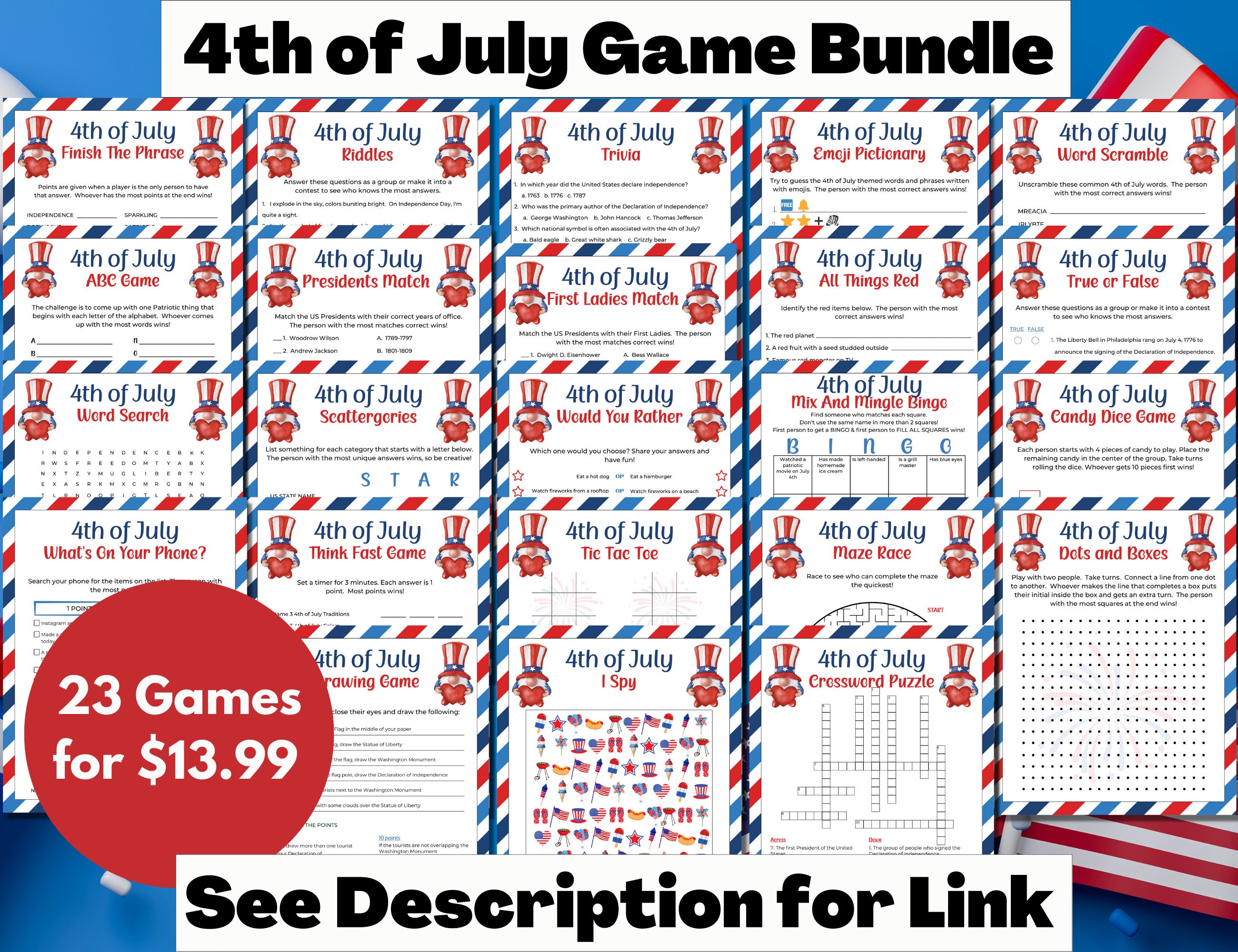 4th of July I Spy Game | Look and Find Game | 4th of July Games | Kids ...