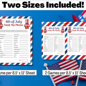 4th of July Games | Fourth of July | 4th of July Game Bundle | Family ...