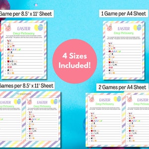 Easter Emoji Pictionary | Easter Emoji Game | Easter Games | Easter ...