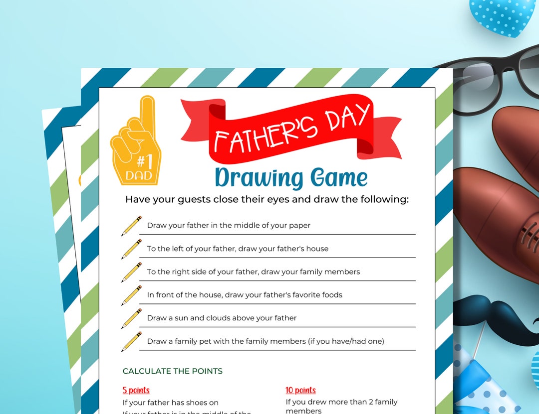 Fathers Day Drawing Game | Kids Game | Fathers Day Games | Fathers Day ...
