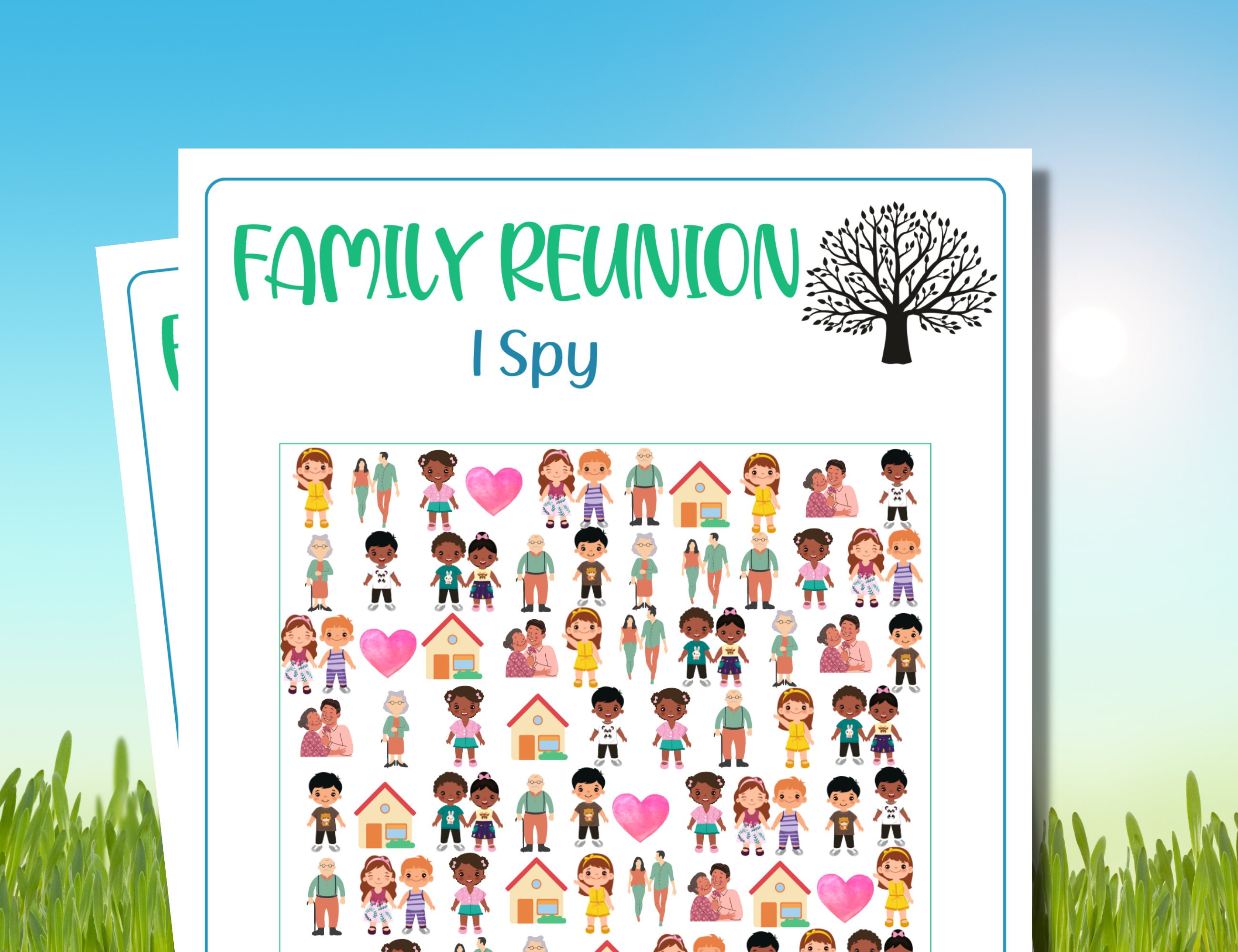 Family Reunion I Spy Game | Look and Find Game | Family Reunion Games ...