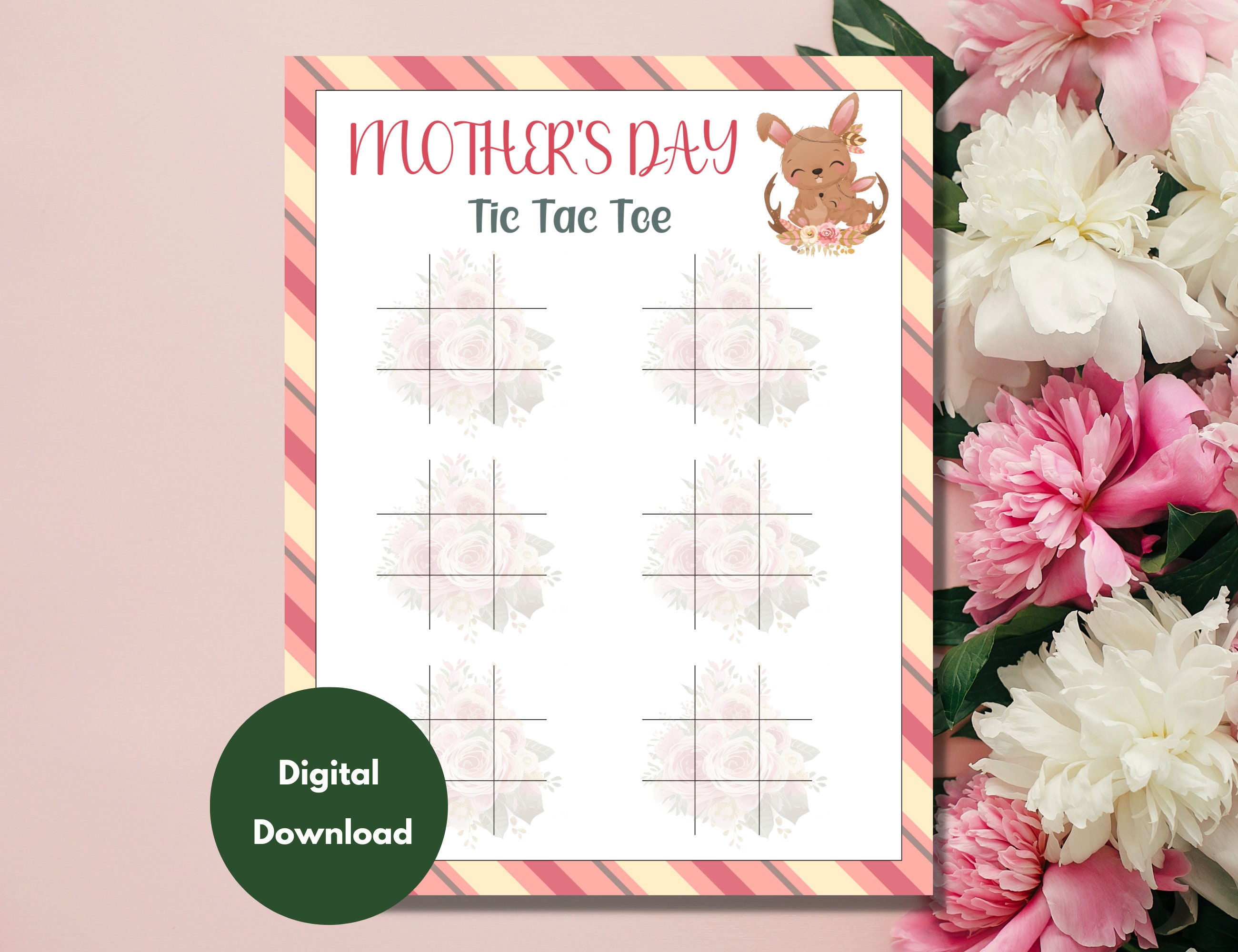Mothers Day Tic Tac Toe Game | Kids Games | Mothers Day Games | Family ...