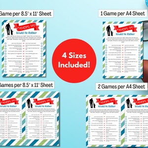 Fathers Day Would He Rather | Fathers Day This or That Game | Fathers ...