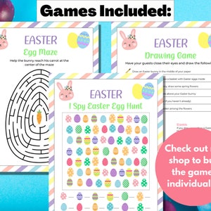 Easter Game Bundle | Easter Activities | Easter Games | Printable Games ...