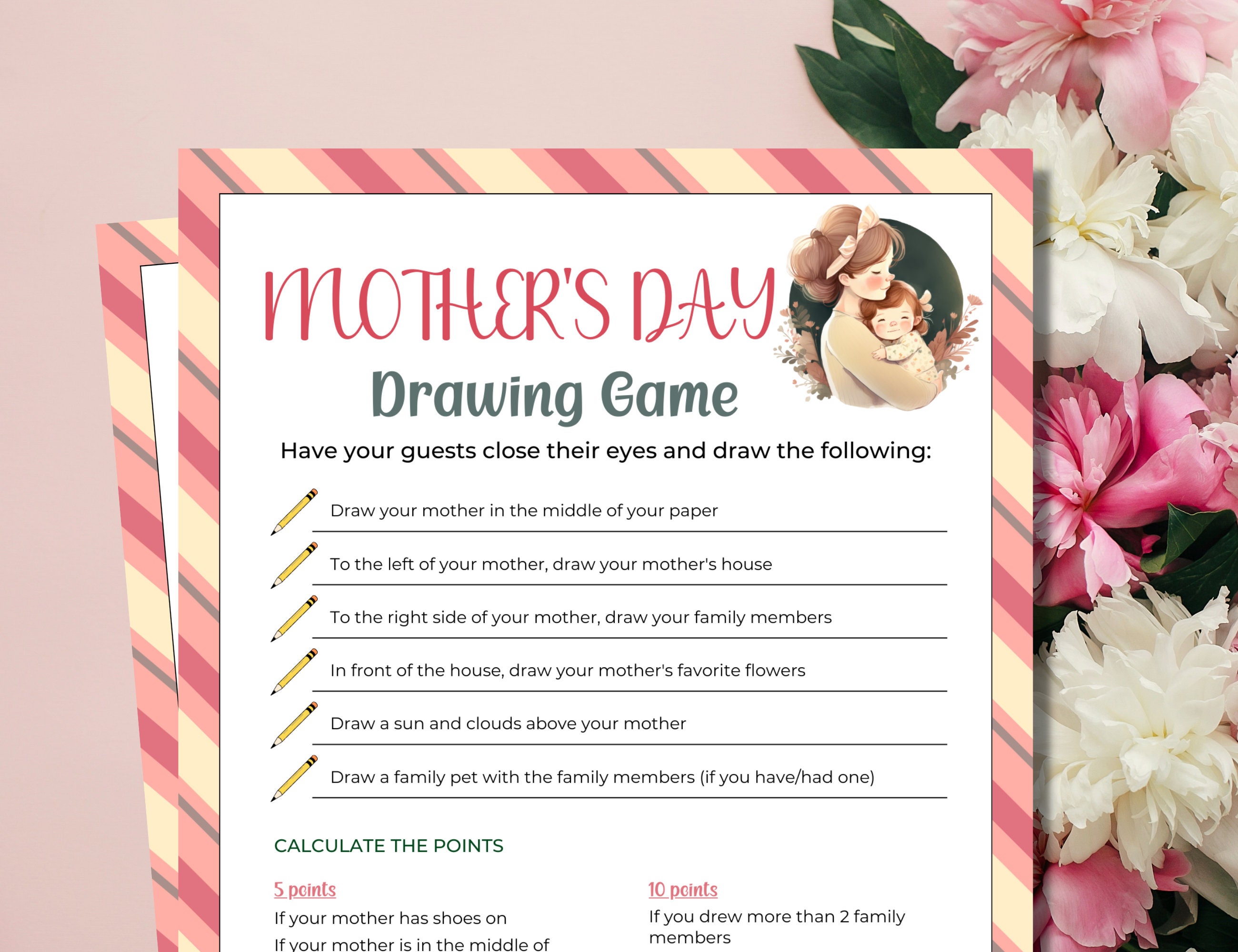 Mothers Day Drawing Game | Kids Game | Mothers Day Games | Mothers Day ...
