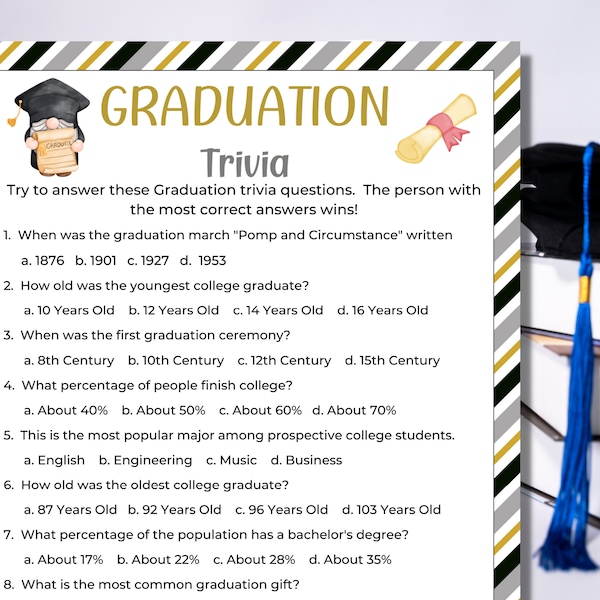 Graduation Games - Etsy