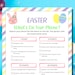 Easter Whats on Your Phone Game | Scavenger Hunt | Printable Easter ...