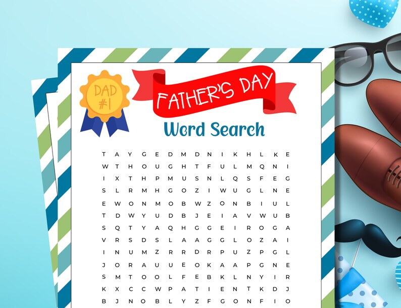 Fathers Day Word Search | Fathers Day Word Puzzle | Fathers Day Games ...