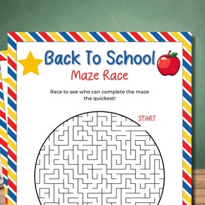 Back to School Maze Race | Kids Maze Game | Back to School Games ...