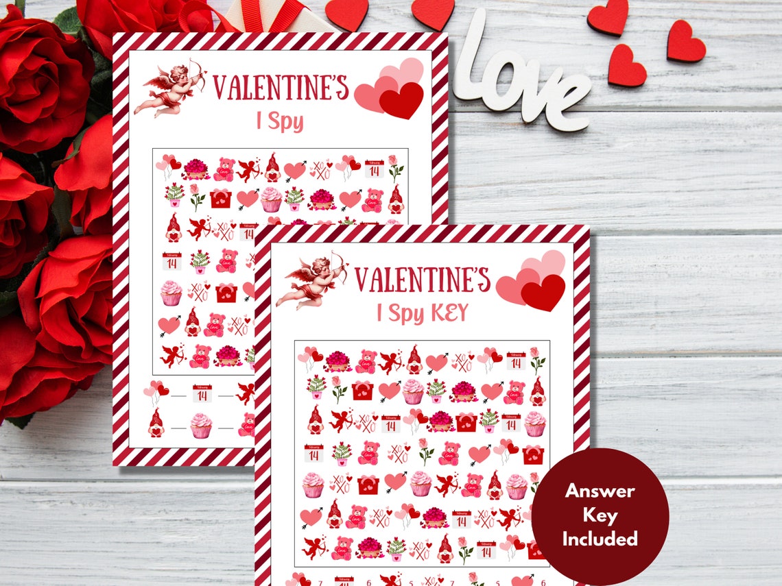 Valentines I Spy Game | Look and Find Game | Valentines Games ...