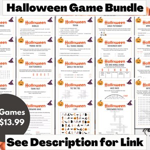 Halloween Find the Guest Bingo | Halloween Games | Ice Breaker Game ...