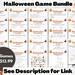 Halloween Find the Guest Bingo Halloween Games Ice Breaker Game Mix ...