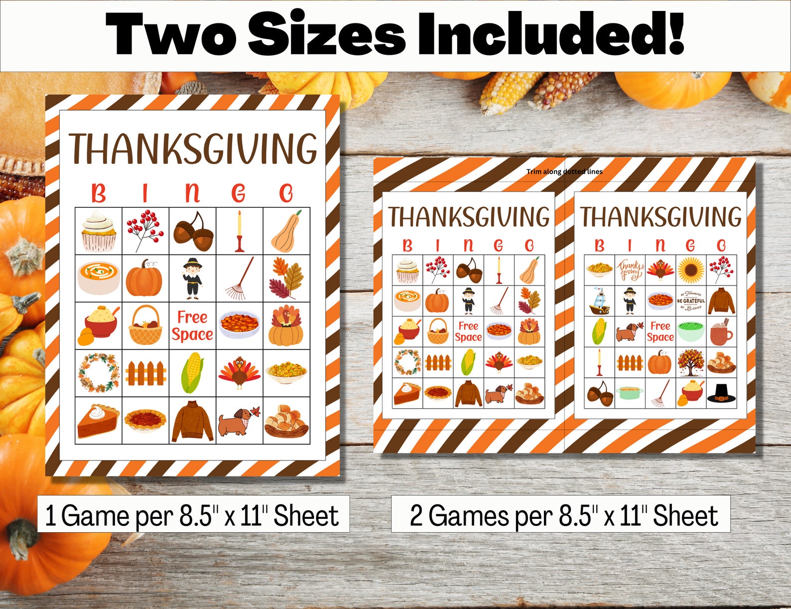 Thanksgiving Bingo | Friendsgiving Bingo | Thanksgiving Games | Family ...