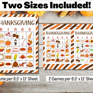 Thanksgiving Bingo | Friendsgiving Bingo | Thanksgiving Games | Family ...