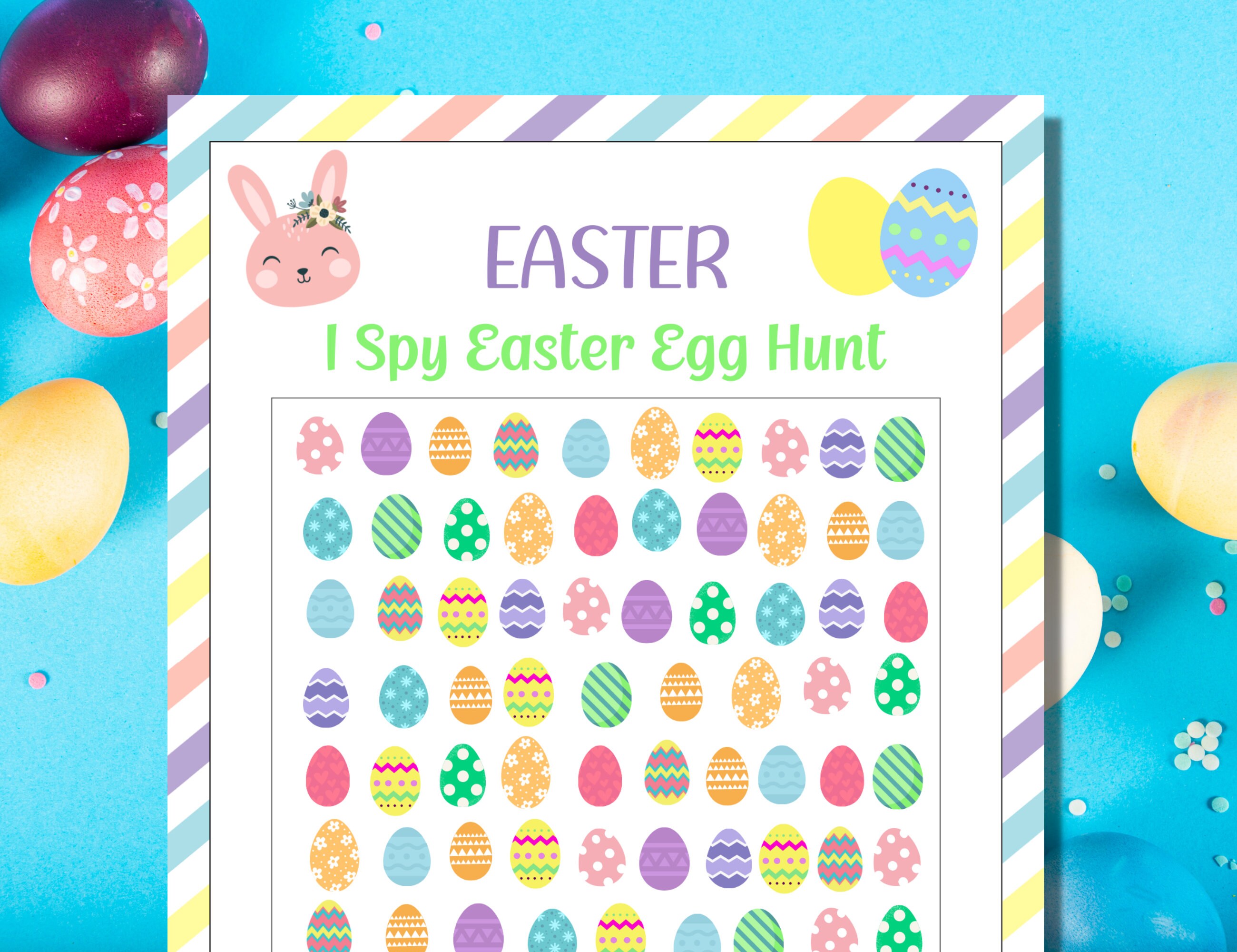 Easter I Spy Game | Easter Egg Hunt | Look and Find Game | Printable ...