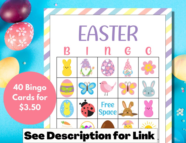 Easter Find the Guest Bingo | Ice Breaker Game | Mix & Mingle Game ...