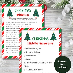 Christmas Riddles | Christmas Trivia Game | Christmas Games | Christmas ...