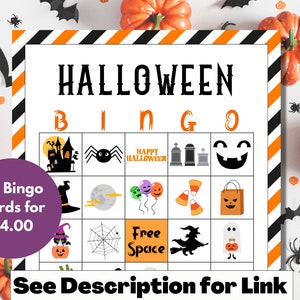 Halloween Find the Guest Bingo | Halloween Games | Ice Breaker Game ...