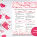 Valentines Day What's in Your Phone Game, Ice Breaker Game, Valentines ...