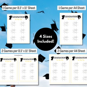 Graduation Tic Tac Toe Game | Kids Graduation Games | 2024 Graduation ...