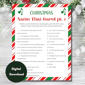 Name That Christmas Carol Game | Christmas Song Game | Christmas Games ...