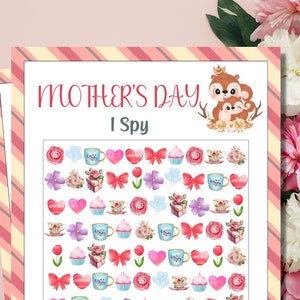 Mothers Day I Spy Game | Look and Find Game | Mothers Day Games | Kids ...