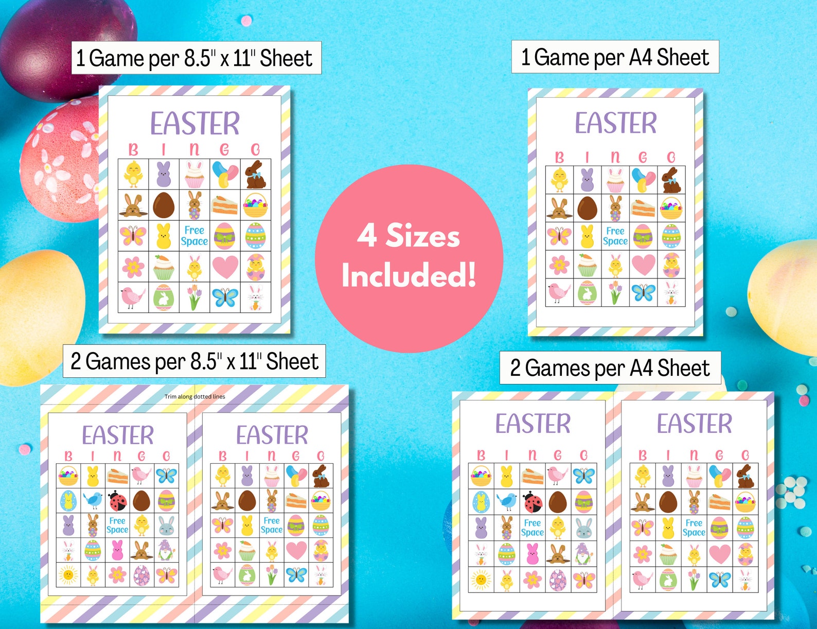 Easter Bingo | Easter Games | Easter Classroom Games | Party Games ...
