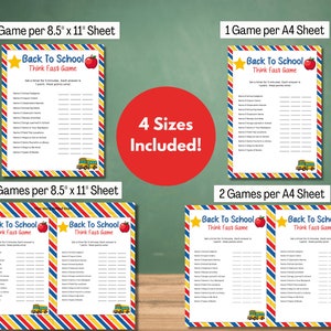 Back to School Games Bundle | Back to School Icebreakers | Printable ...